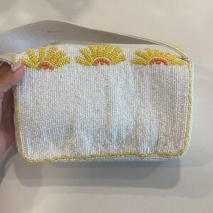 Sol And Mer | Bags | Viral Tj Maxx Yellow Floral Beaded Bag | Poshmark